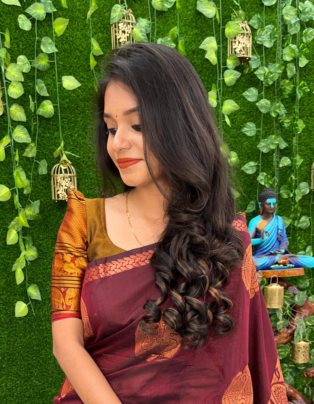 Medium Curled hair Extension Type 2